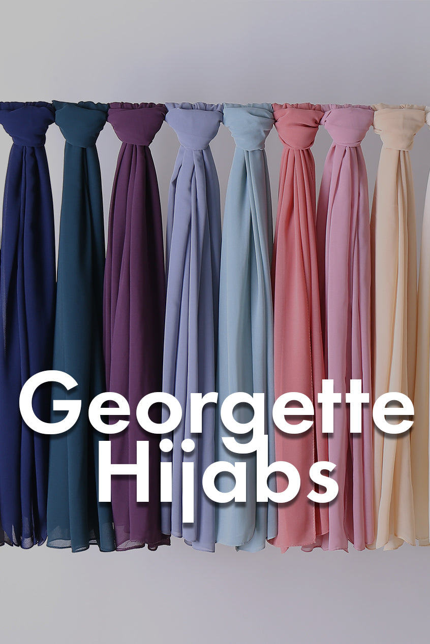 Best Georgette Hijabs Online | Shop Georgette Hijab Collection – Abaya.pk
