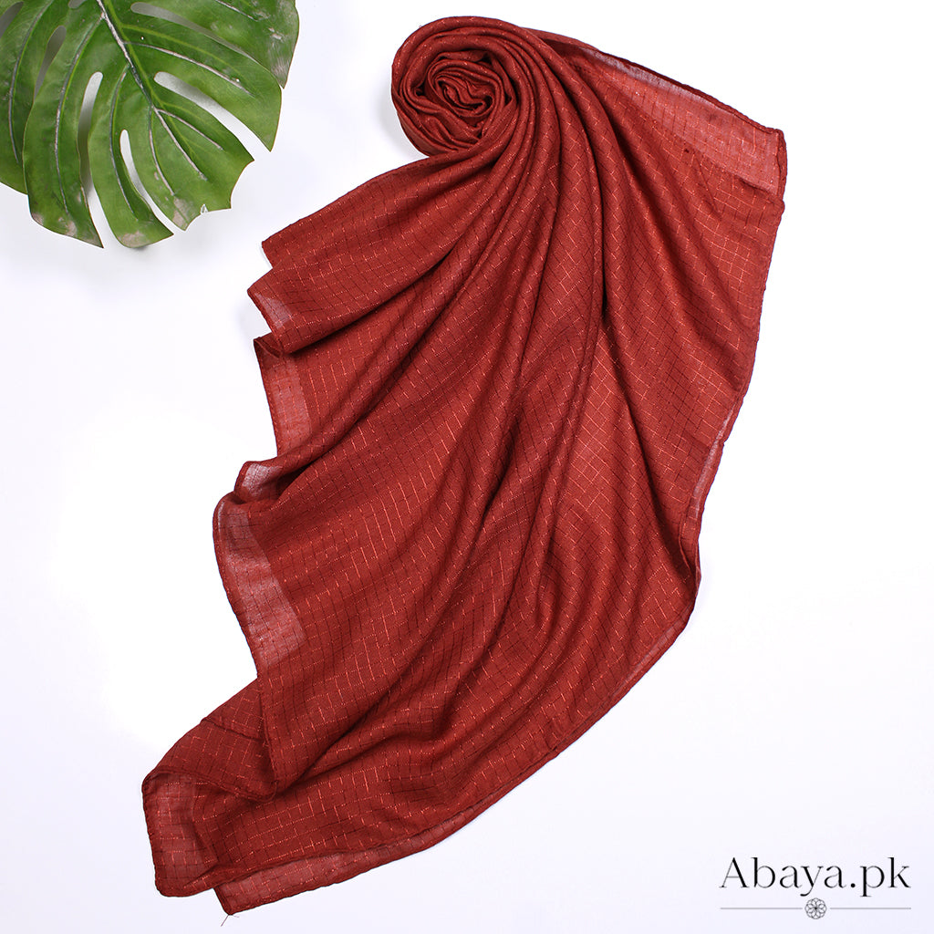 Square Lawn Hijab Copper – Abaya.pk