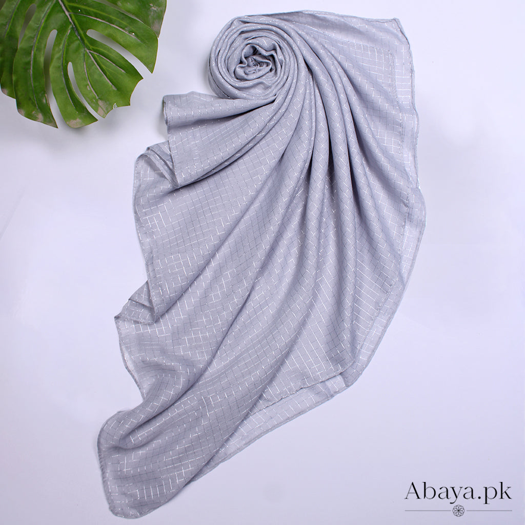 Square Lawn Hijab Light Grey – Abaya.pk