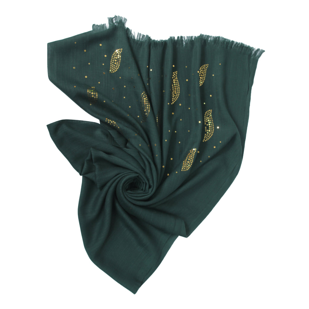 Turkish Square-Leaf-Green – Abaya.pk