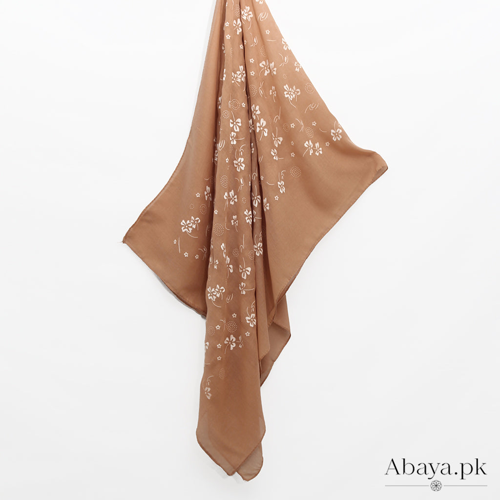 Embossed Camel Hijab – Abaya.pk