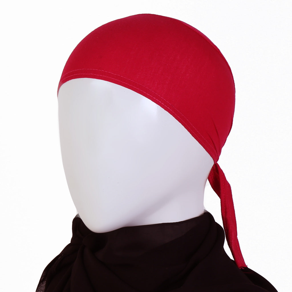 Ruby Pink Dori Hijab Cap – Abaya.pk